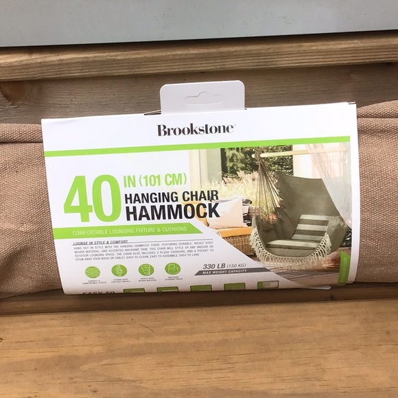 Brookstone | Other | New Brookstone 4 Hanging Chair Hammock | Poshmark